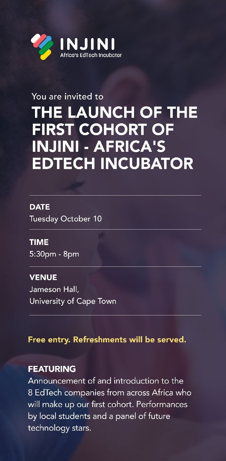 Which EdTech startups are in Injini's first cohort? Join us and find out!